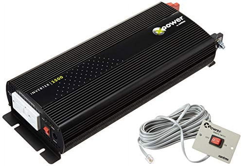 Xantrex 813-1500-UL XPower 1500 Power Inverter GFCI & Remote ON/OFF ...