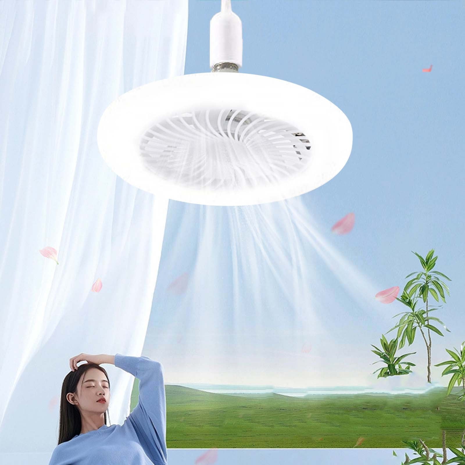 Xaoshaoyi Ceiling Fan With Lights Enclosed Low Profiles Fan Light ...