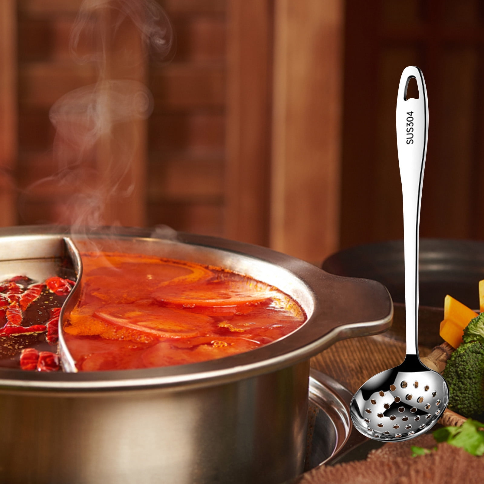 Xaoshaoyi Slotted Spoon, [Rustproof, Heat Resistance, Integral Forming ...