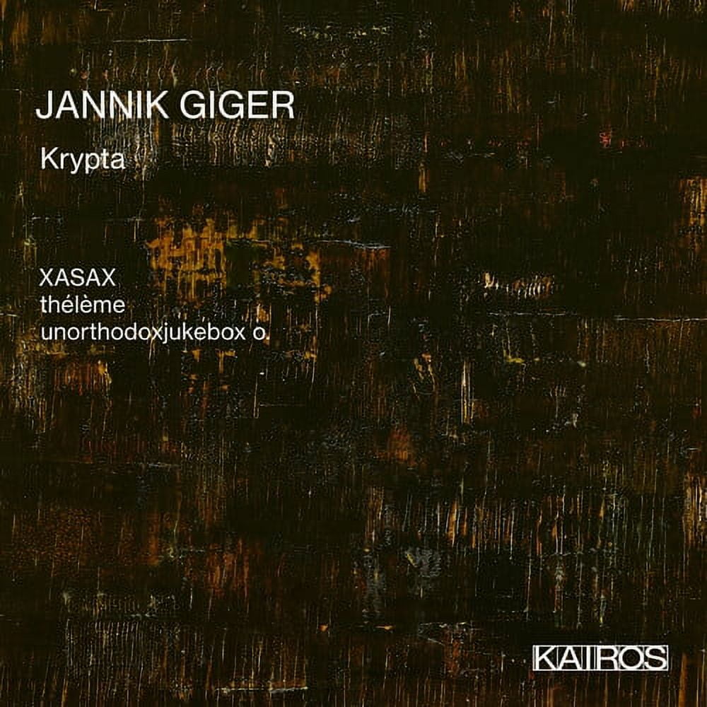 Xasax & Theleme & Unorthodoxjukebox O - Jannik Giger: Krypta ...