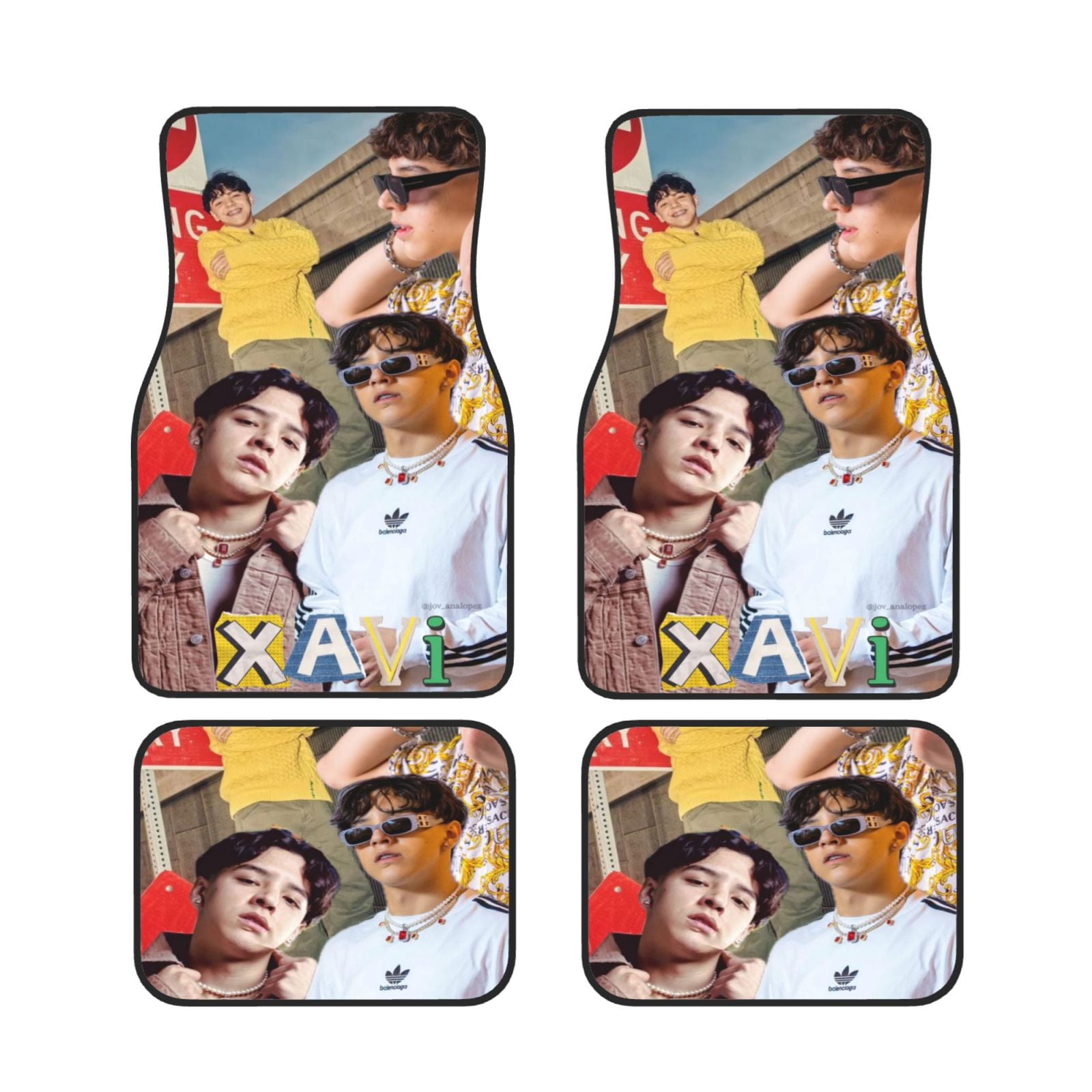 Xavi Singer Car Floor Mats, 4-Pcs Full Set Rubber-Lined All-Season ...