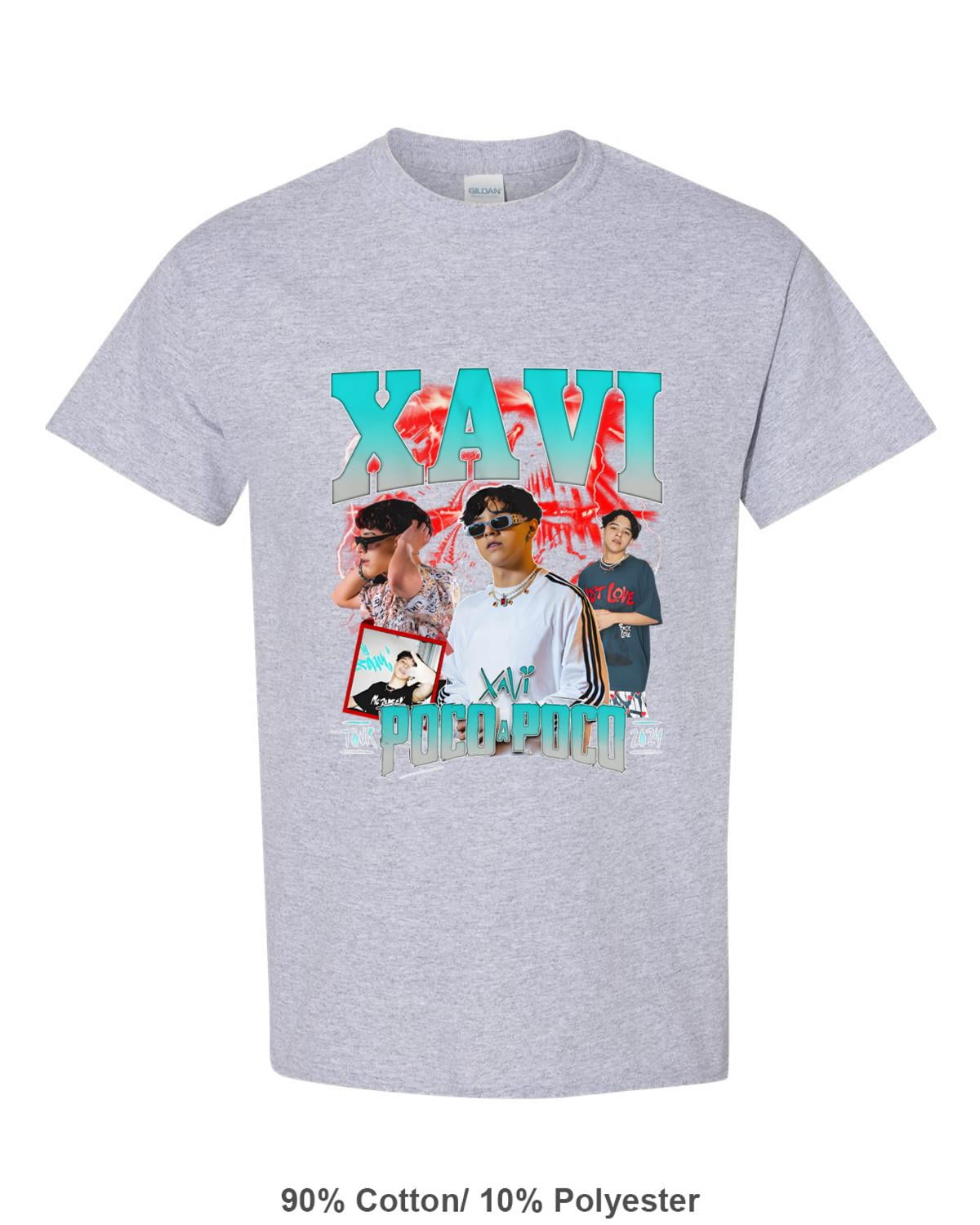 Xavi T-Shirt Poco A Poco Tour Mexican Music Fan Graphic, for men ...