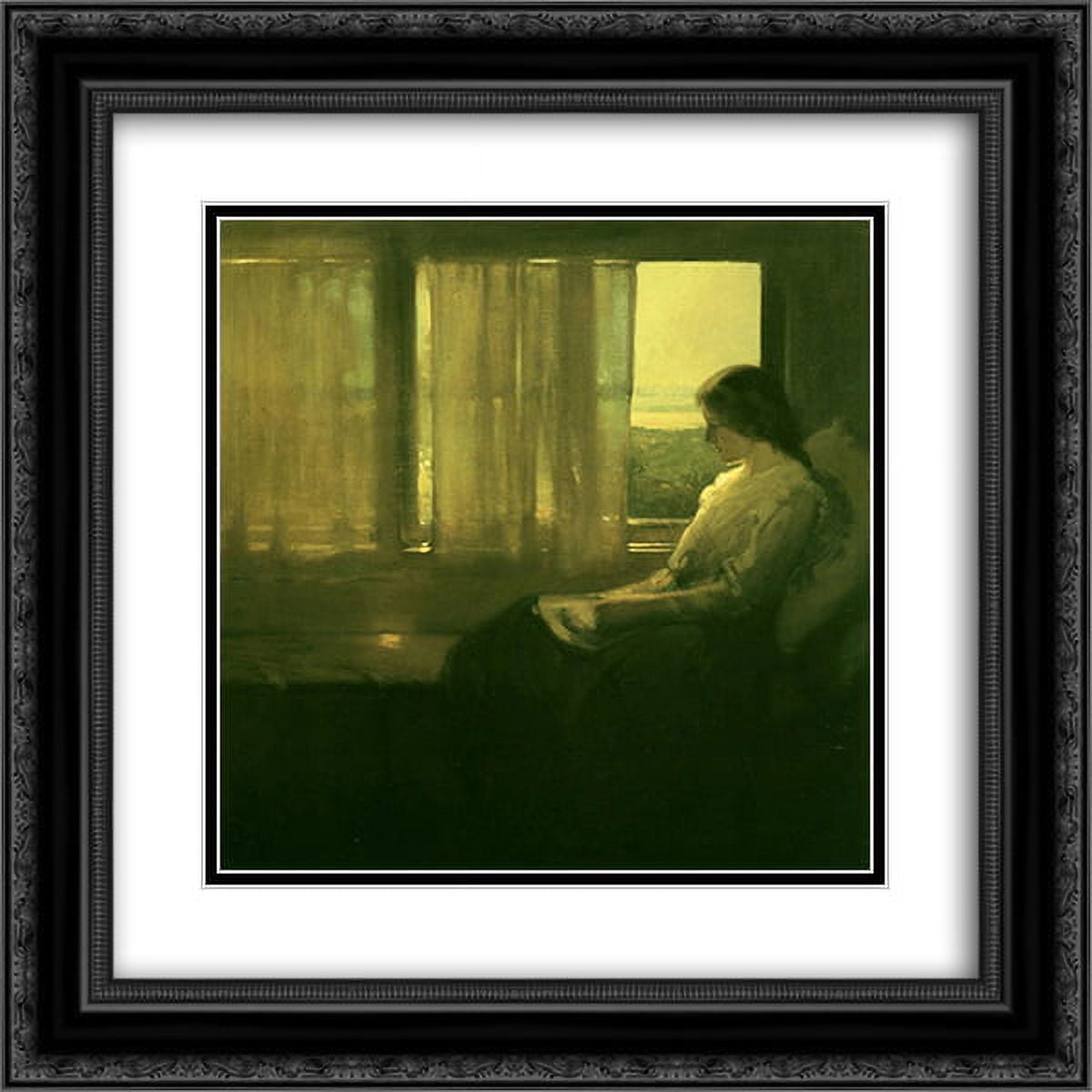 Xavier Martinez 2x Matted 20x20 Black Ornate Framed Art Print ...