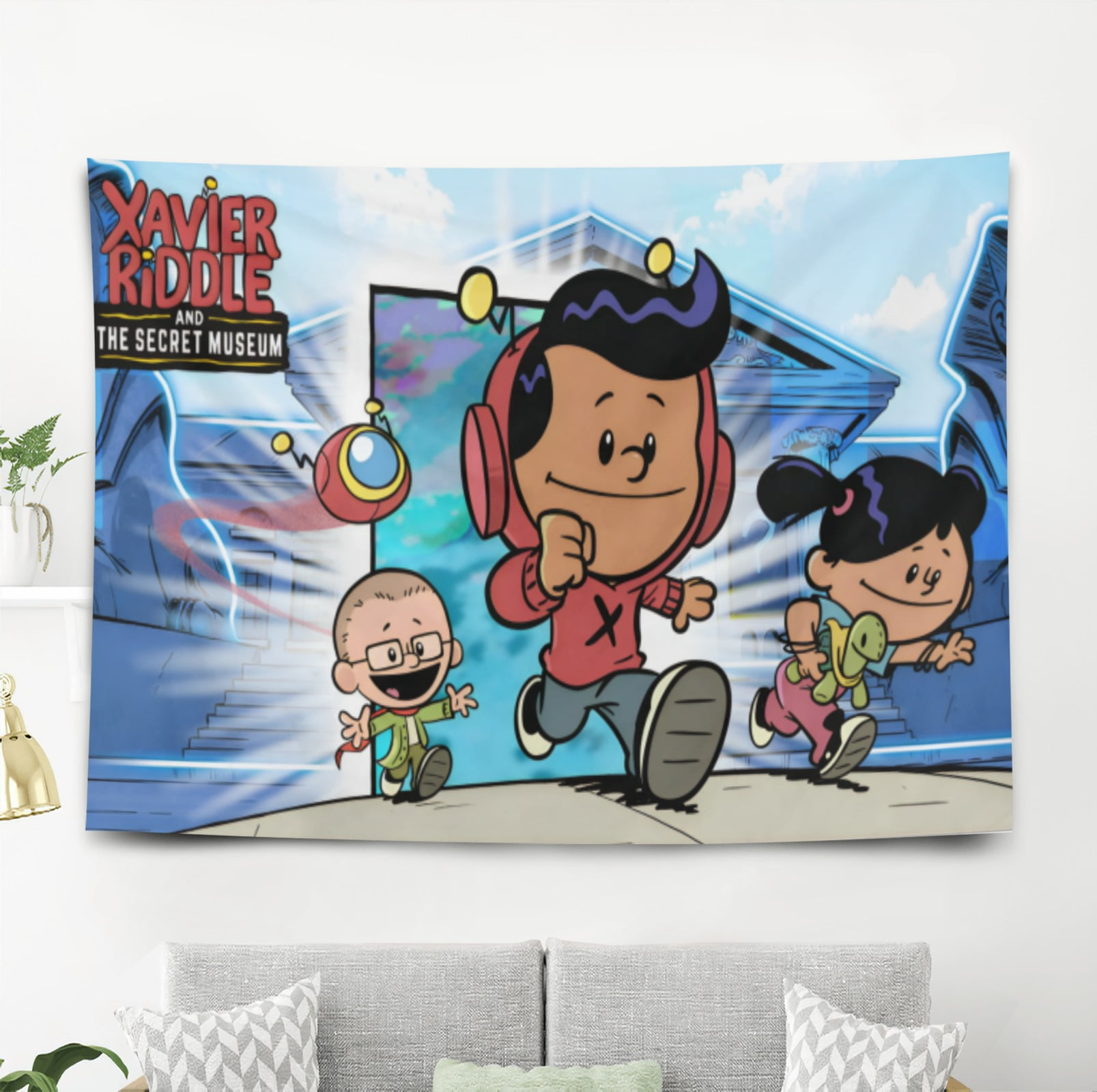 Xavier Riddle and the Secret Museum Tapestry Gift Wall Hanging Backdrop ...