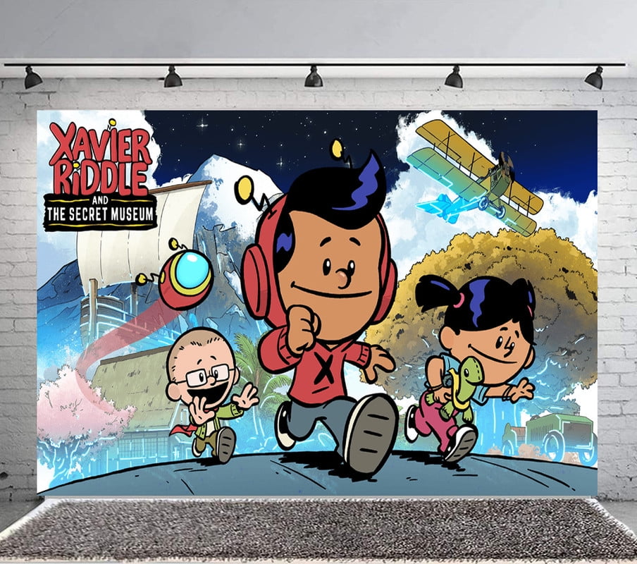 Xavier Riddle and the Secret Museum Backdrop Banner Party Supplies ...