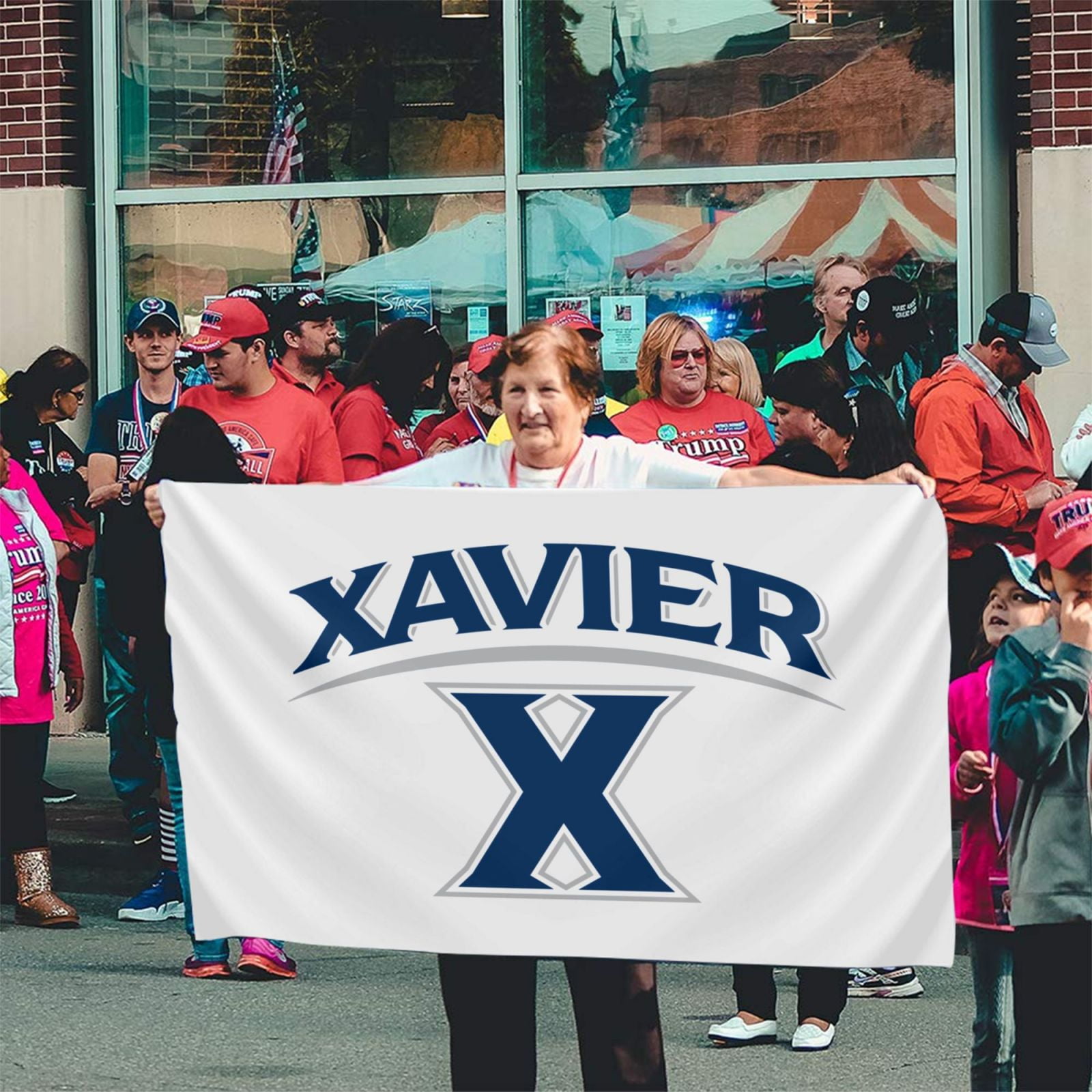 Xavier University Banner Breeze Flag Outdoor Flags Home Flag Garden ...