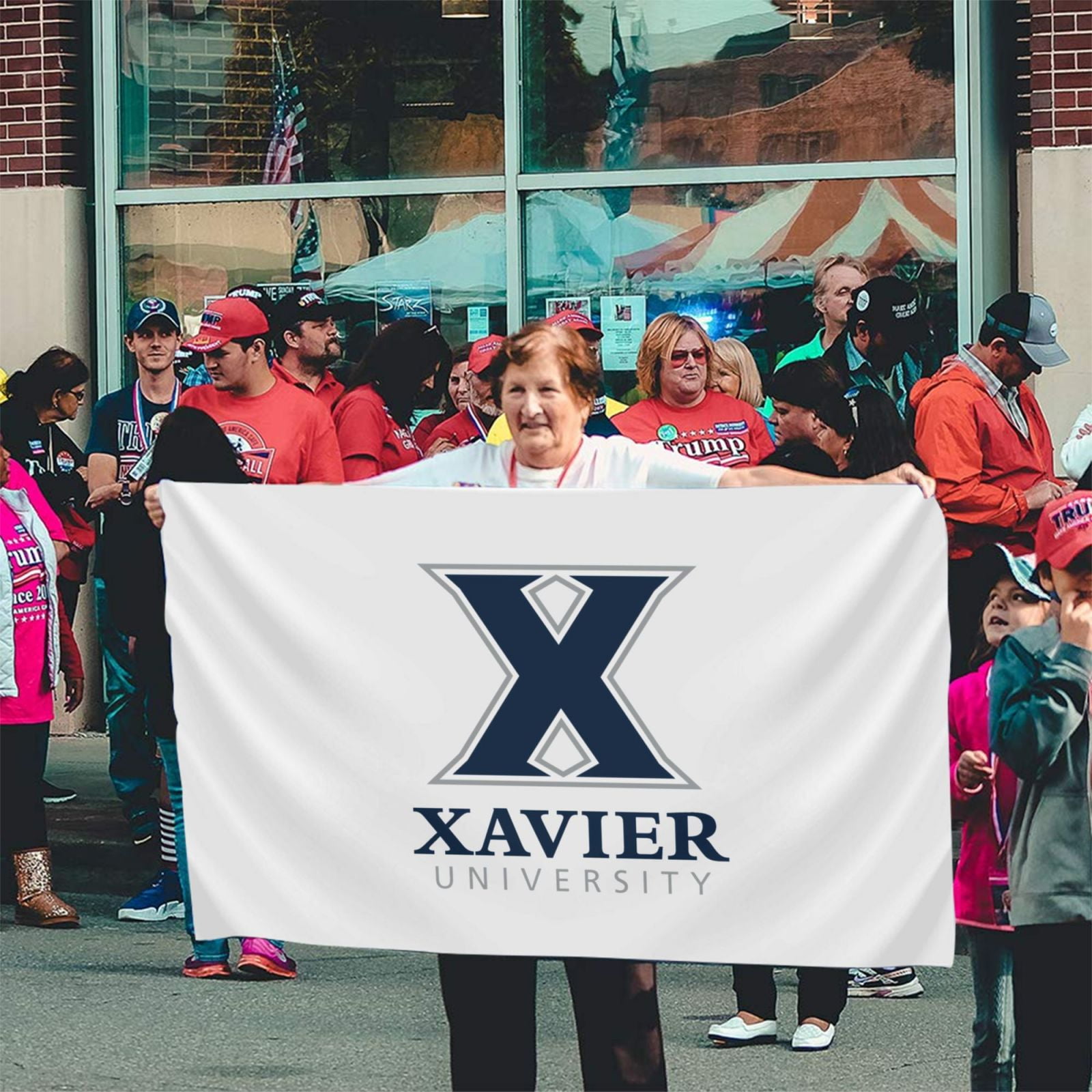 Xavier University Banner Breeze Flag Outdoor Flags Home Flag Garden ...