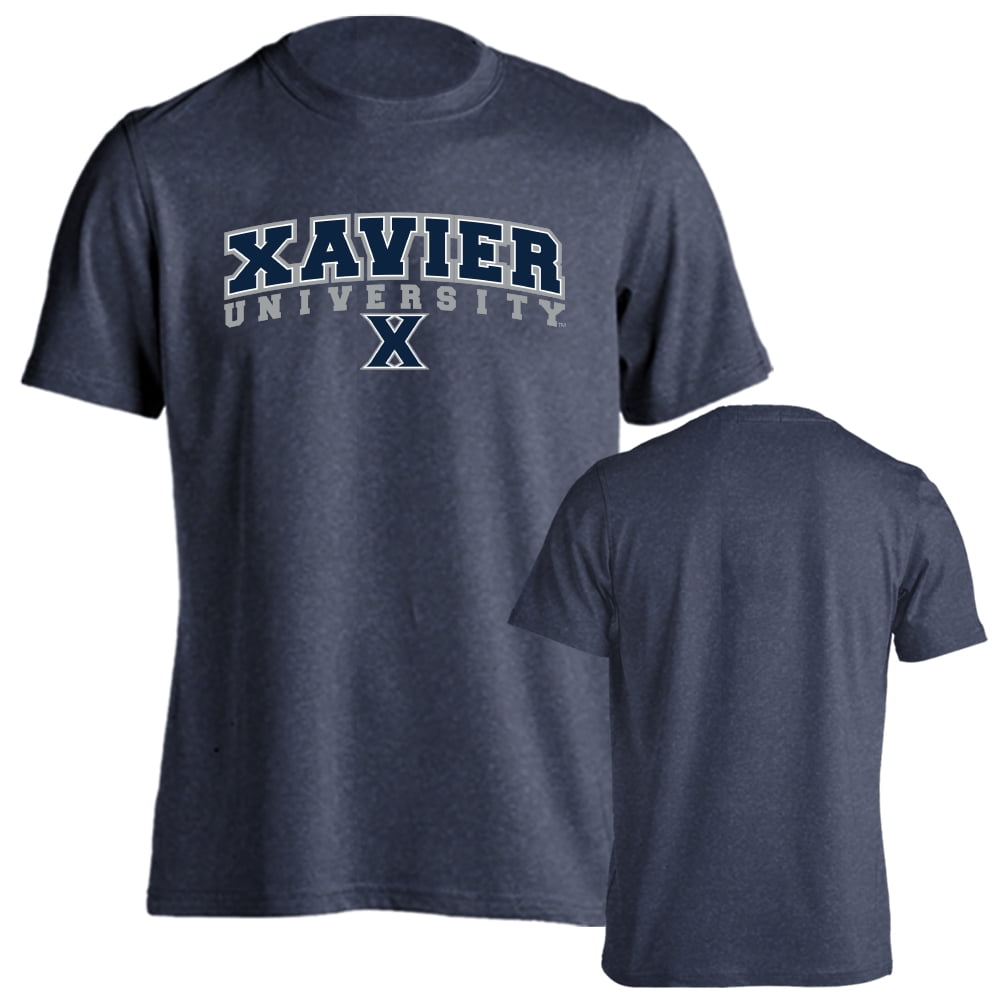 Xavier University Musketeers Classic Arch with Mascot Short Sleeve T ...