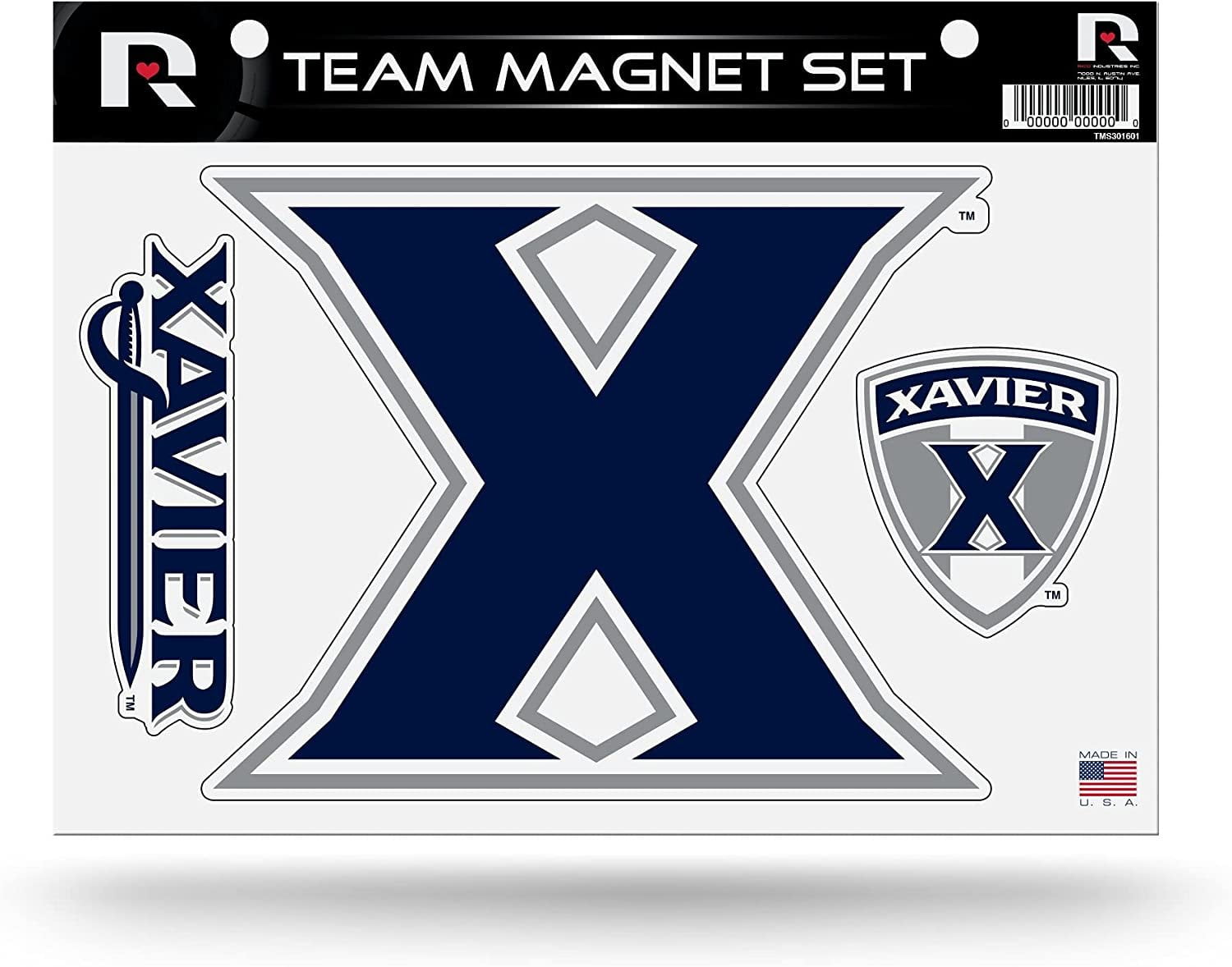 Xavier University Musketeers Multi Magnet Sheet Shape Cut 8x11 Inch ...