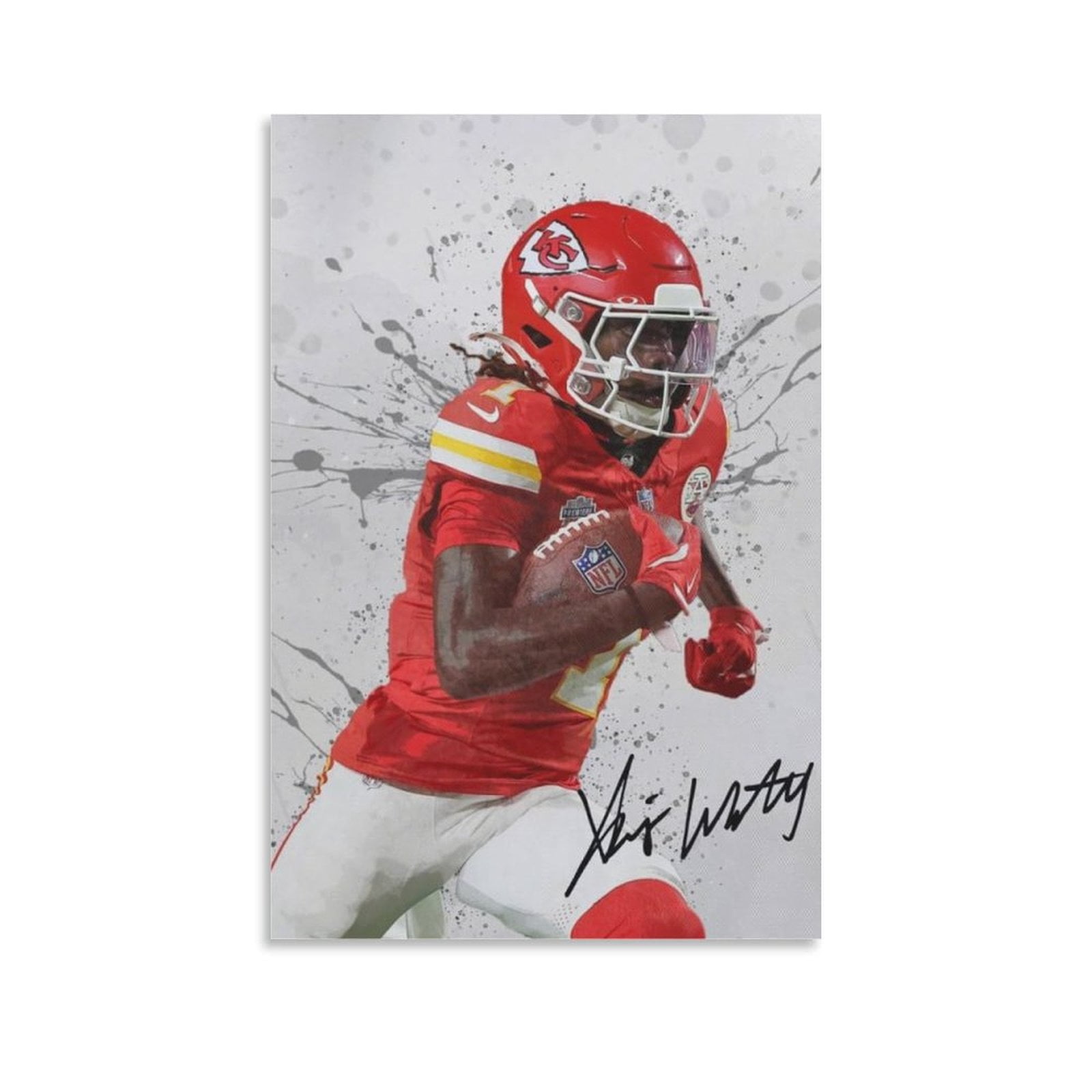 Xavier Worthy Canvas Poster Canvas Poster Wall Art Picture Prints ...