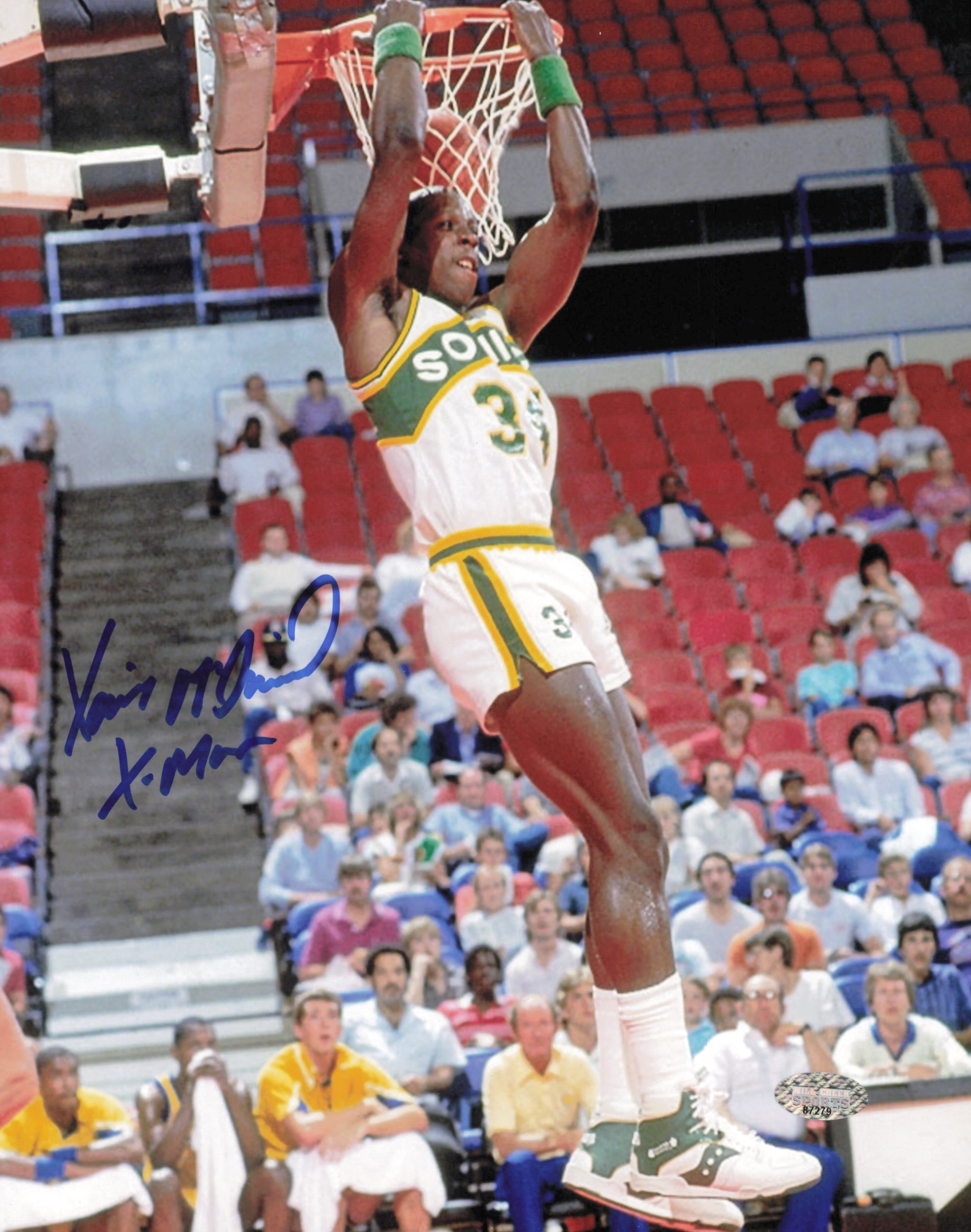 Xavier "X-Man" McDaniel Autographed 8x10 Photo Seattle Supersonics MCS ...