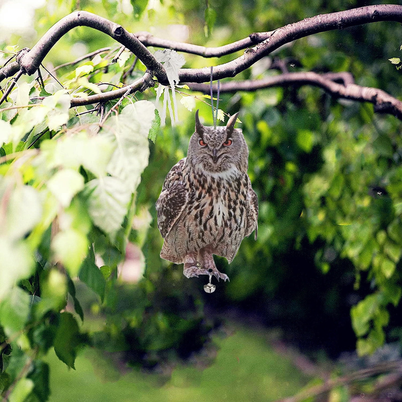 Xaweyi Bird Scarers for Garden, Owls to Keep Birds Away Bird Reflective ...