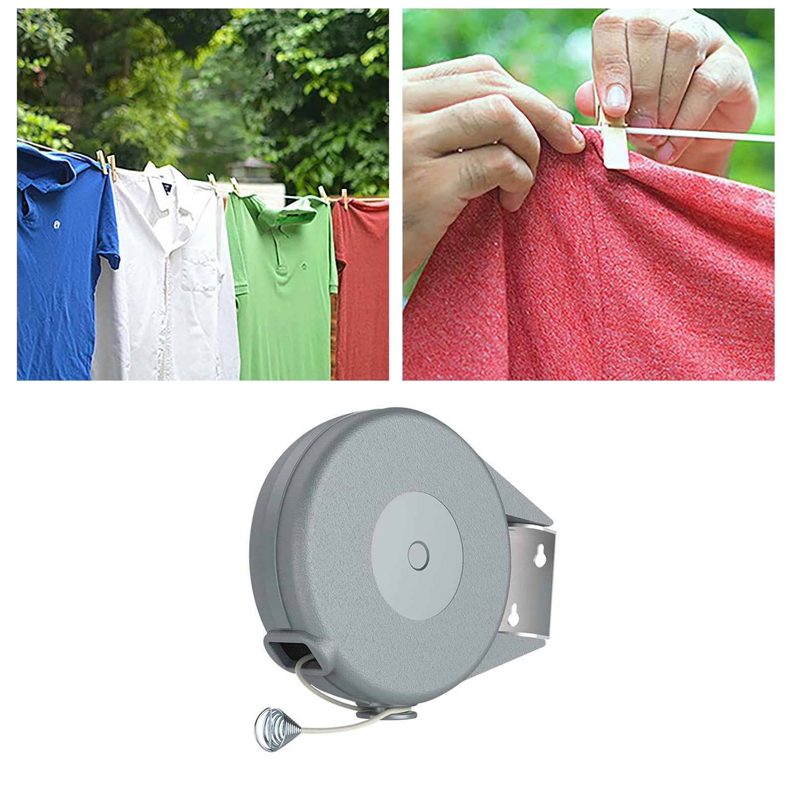 Xaweyi Clothesline - Portable Heavy Duty Indoor and Outdoor Washing ...