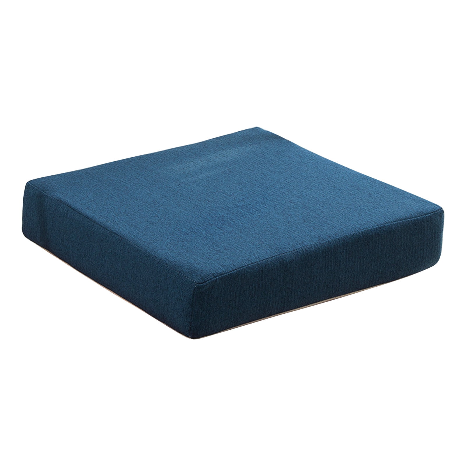 Xaweyi Sponge Foam 16" x 16" Indoor and Outdoor Seating Cushions, Blue ...