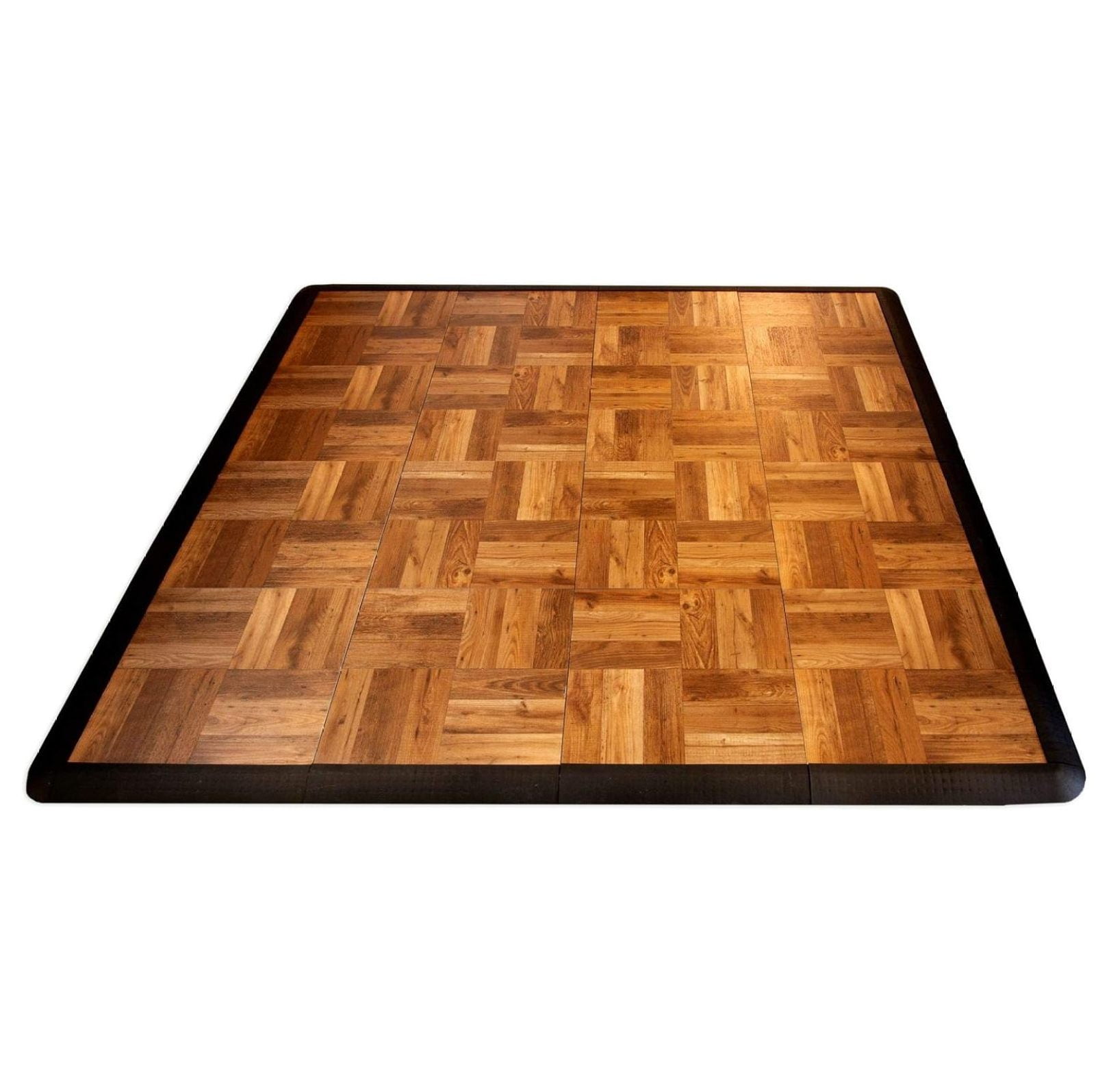 Xayoca 4X4DKOAKFLOOR Interlocking Lightweight Plastic Modular Dance ...