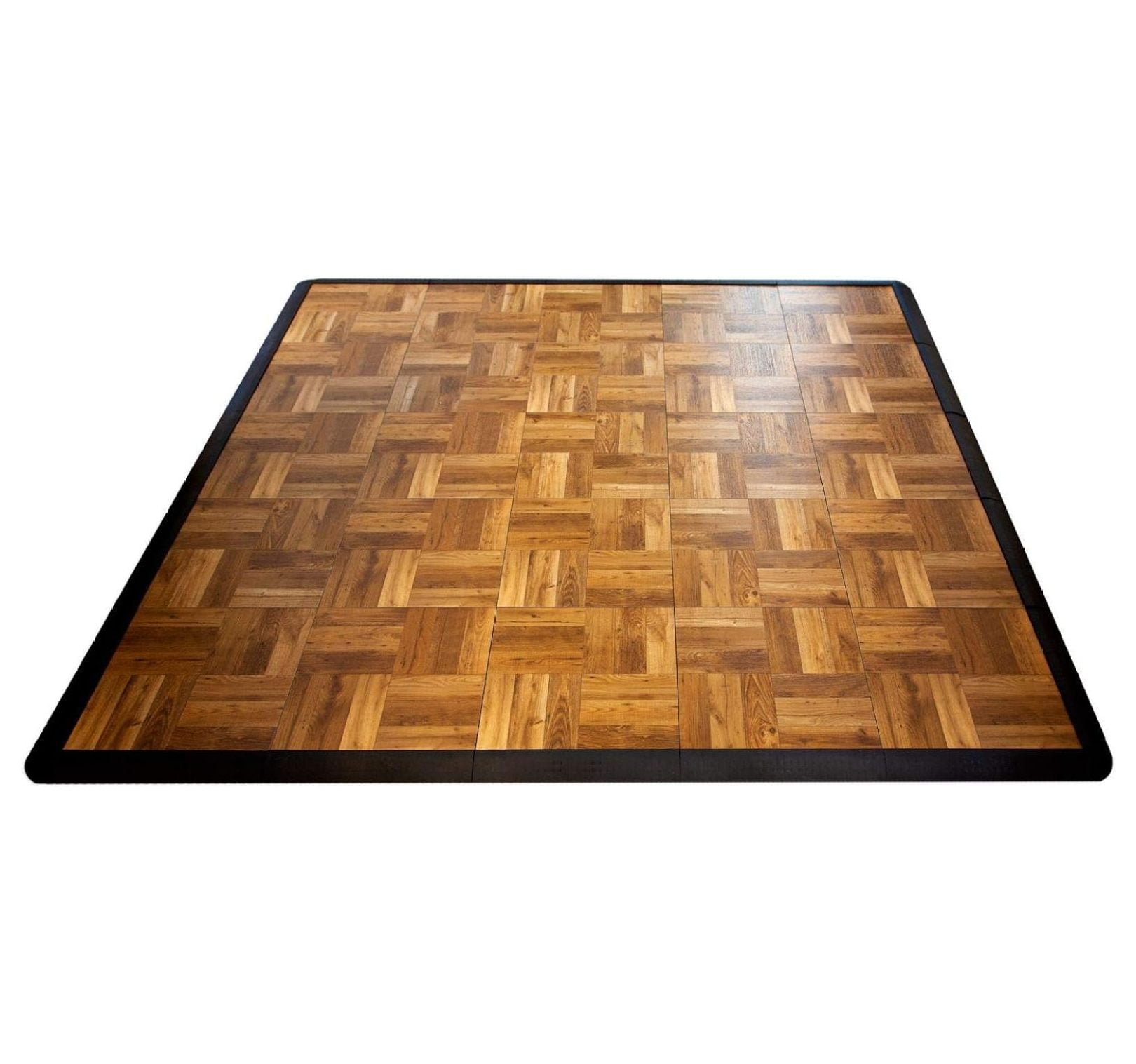 Xayoca 5X5DKOAKFLOOR Interlocking Lightweight Plastic Modular Dance ...