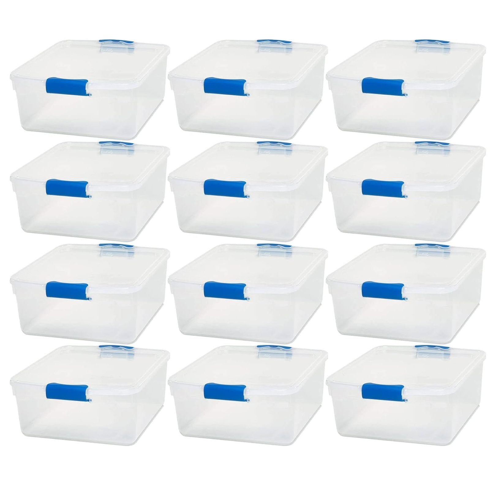 Xayoca Heavy Duty Modular Stackable Storage Bins, Containers with ...