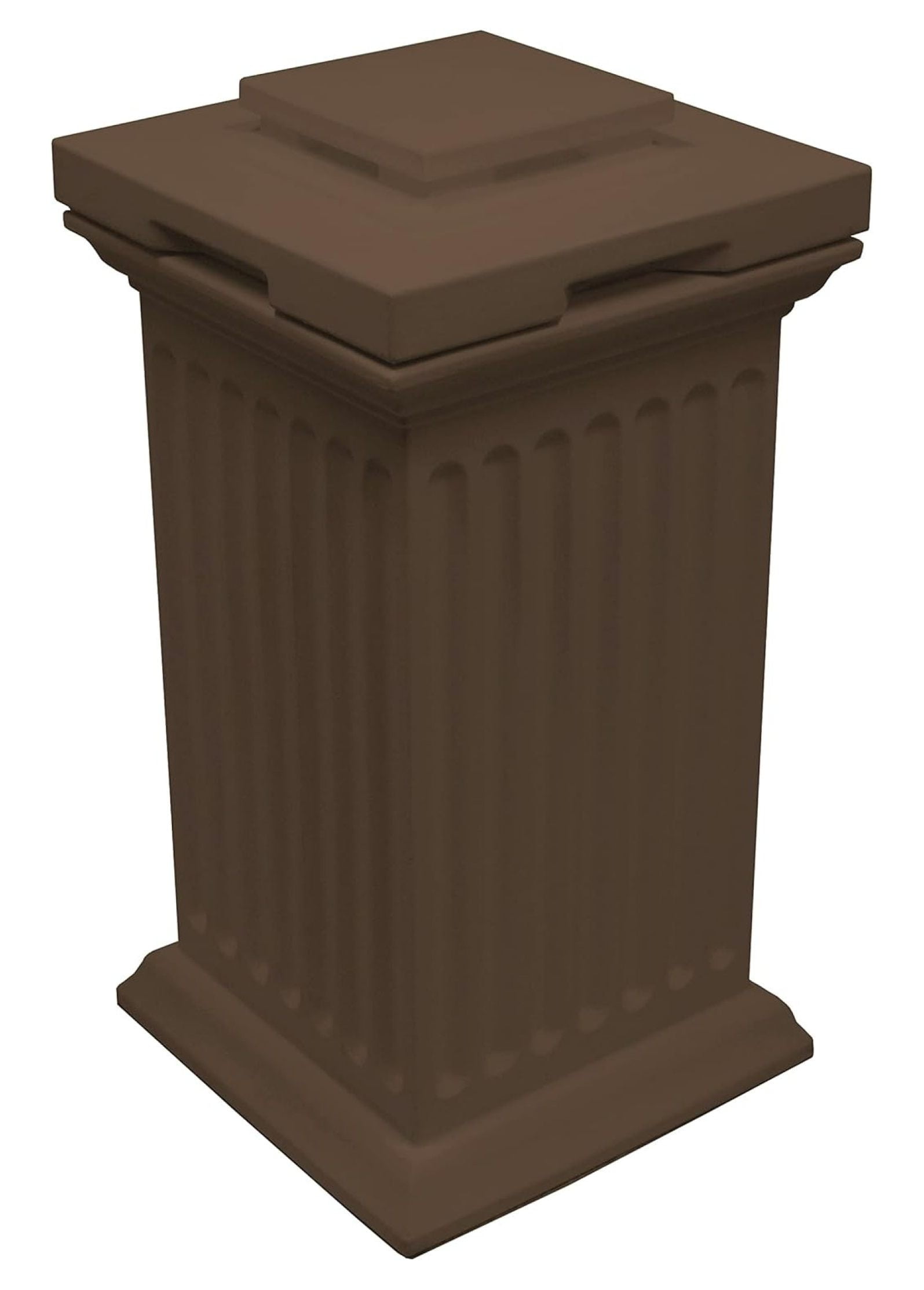 Xayoca Savannah Column Storage and Waste Bin - Oak - Walmart.com