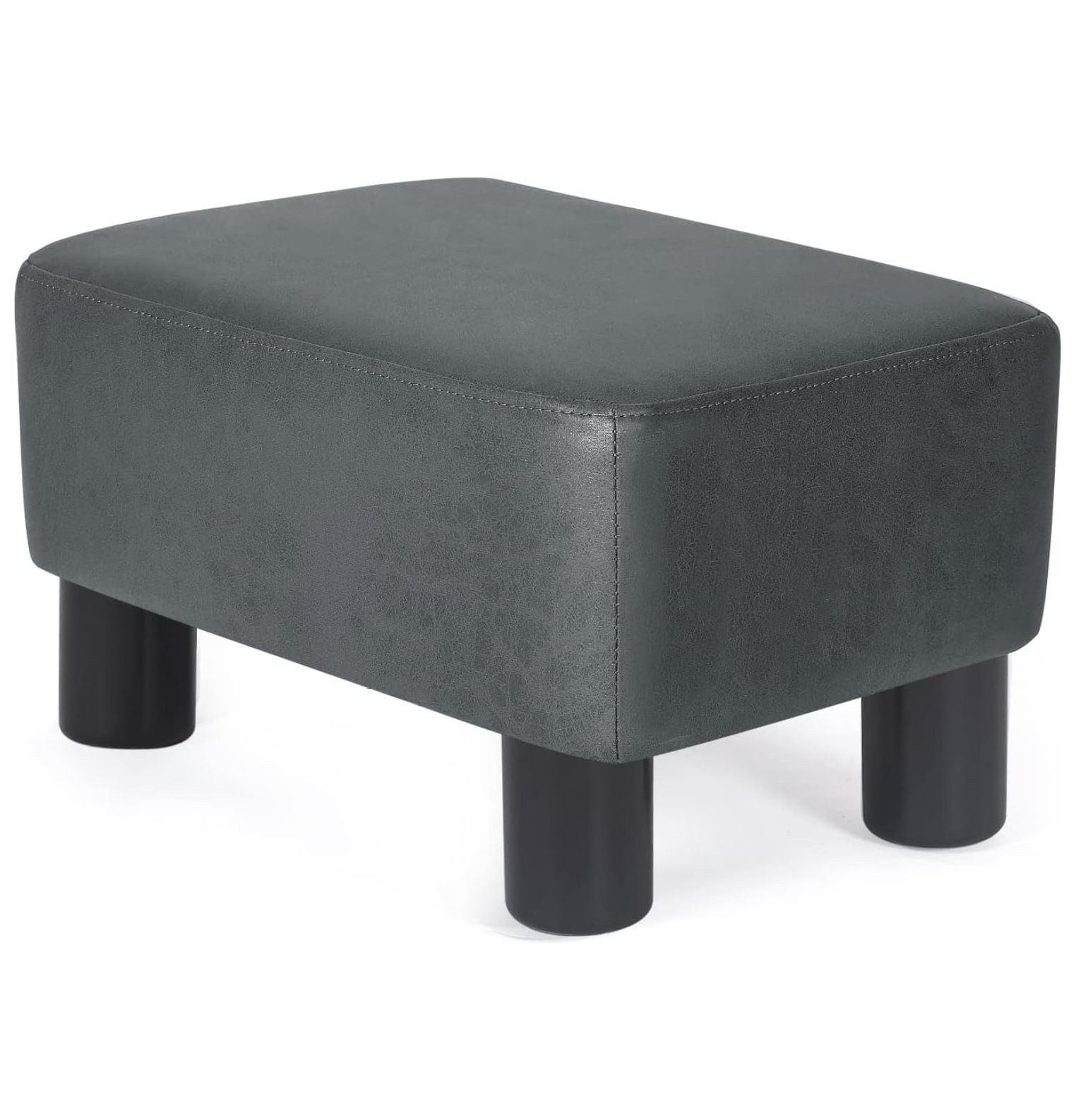 Xayoca Small Footstool Ottoman Fabric Footrest Modern Rectangular Foot ...
