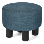 Modern Minimalist Low Small Plastic Round Stool, Orange - Walmart.com