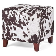 "Magshion 31"" Tufted Ottoman, Microfiber Storage Bench, White ...