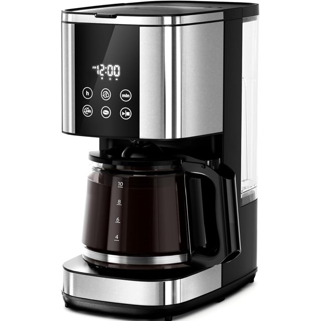 Xbeauty Coffee Maker, Drip Coffee Machine, 10-Cup Glass Carafe, Keep ...