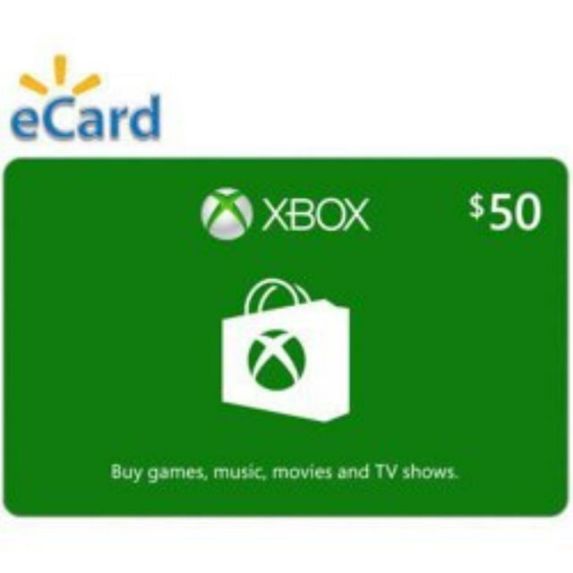 Xbox $50 Gift Card - [Digital] - Walmart.com