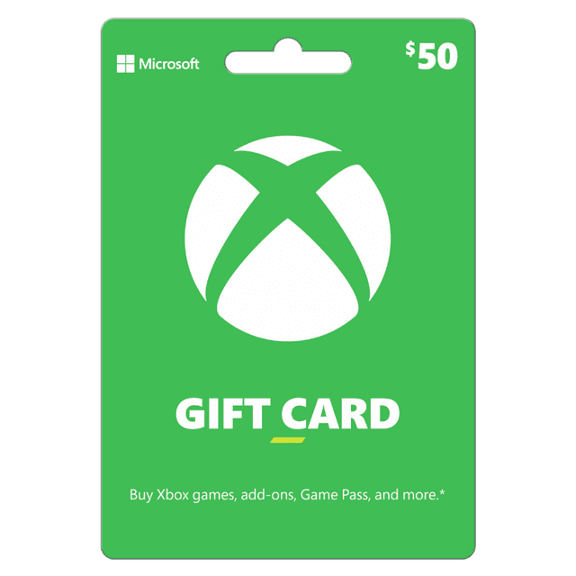 Xbox $50 Gift Card [Physical] - Walmart.com
