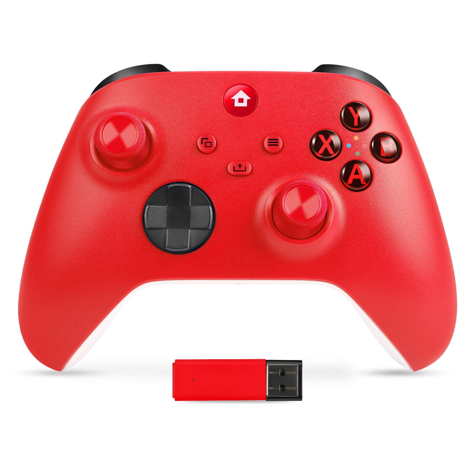 Xbox Controller Wireless with 2.4GHz Wireless Adapter, Xbox One Gaming ...