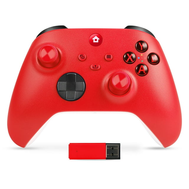 Xbox Controller Wireless with 2.4GHz Wireless Adapter, Xbox One Gaming ...