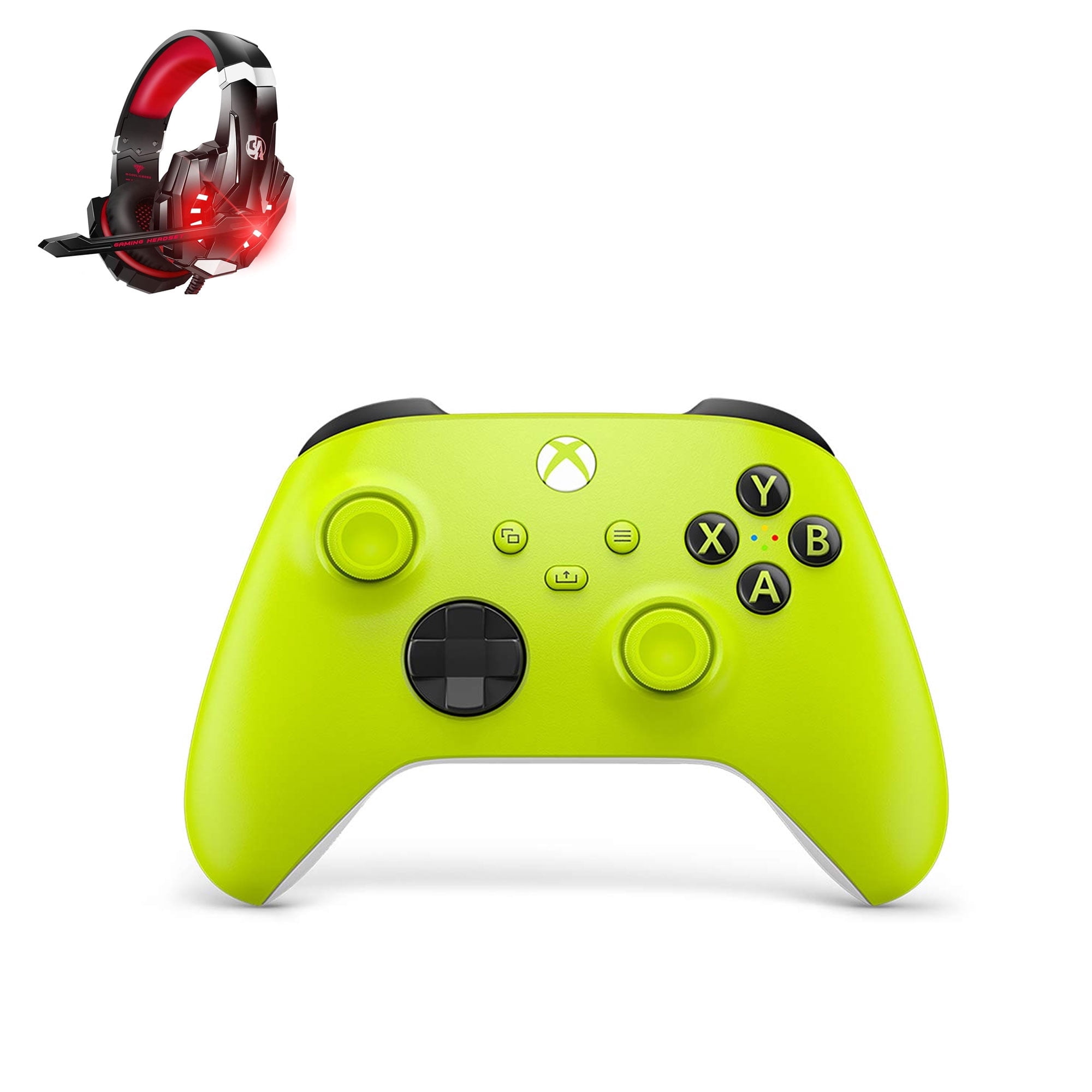Pre-Owned Xbox Core Wireless Controller - Electric Volt for Xbox Series ...