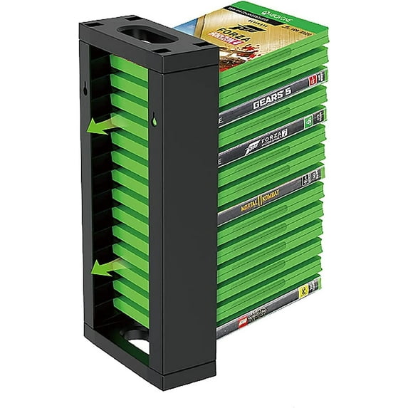 Xbox Video Game Case Organizer Rack, Wall Mount Storage for Xbox Series ...
