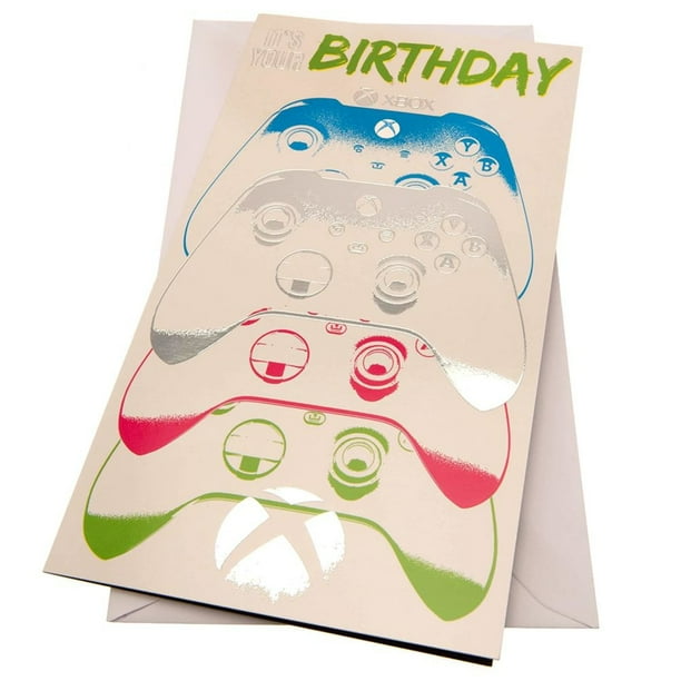 Xbox Game Controller Birthday Card - Walmart Business Supplies