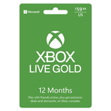 Xbox Live Gold 12 Months Gift Card - Walmart.com