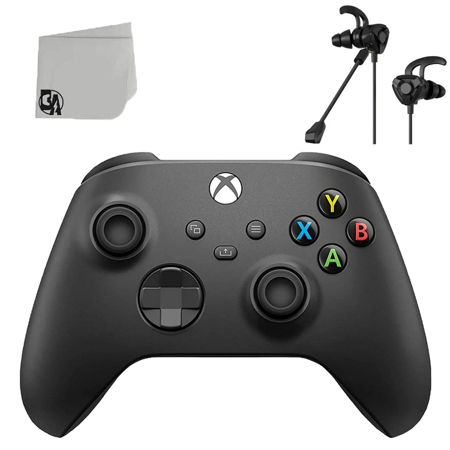 Pre-Owned Xbox Microsoft Wireless Controller - Carbon Black Blue With ...