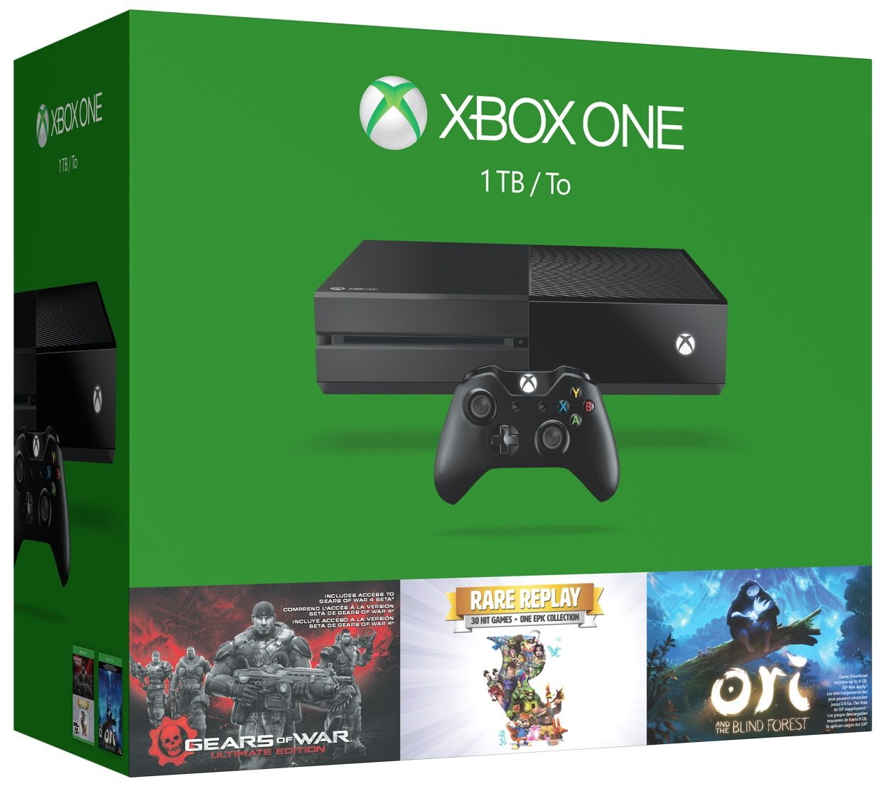 Pre-Owned Xbox One 1TB Console - 3 Games Holiday Bundle (Gears of War ...