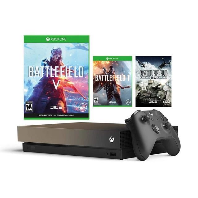 Microsoft Xbox One X 1TB Console – Gold Rush Special Edition ...