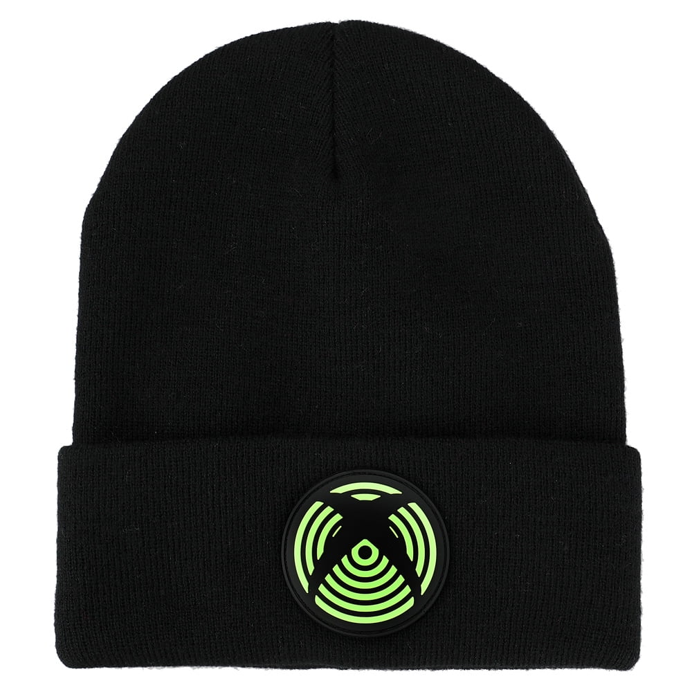 Xbox Rubber Patch on Black Acrylic Knit Tall Cuff - Walmart.com