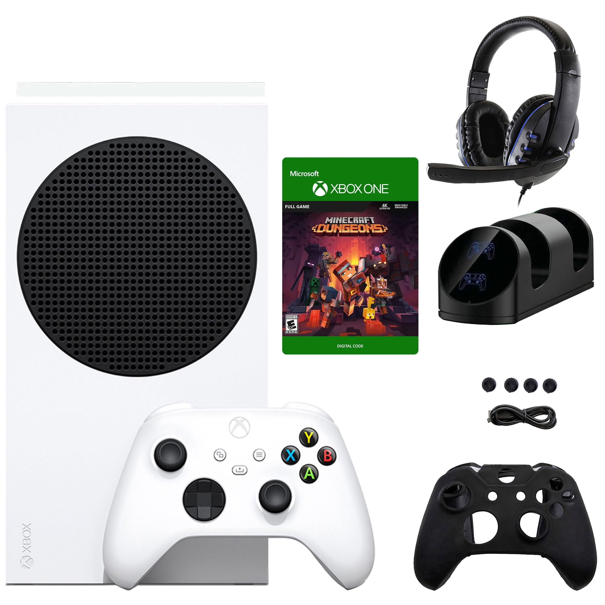 Xbox Series S 1TB Digital Console with Minecraft Dungeons Game ...
