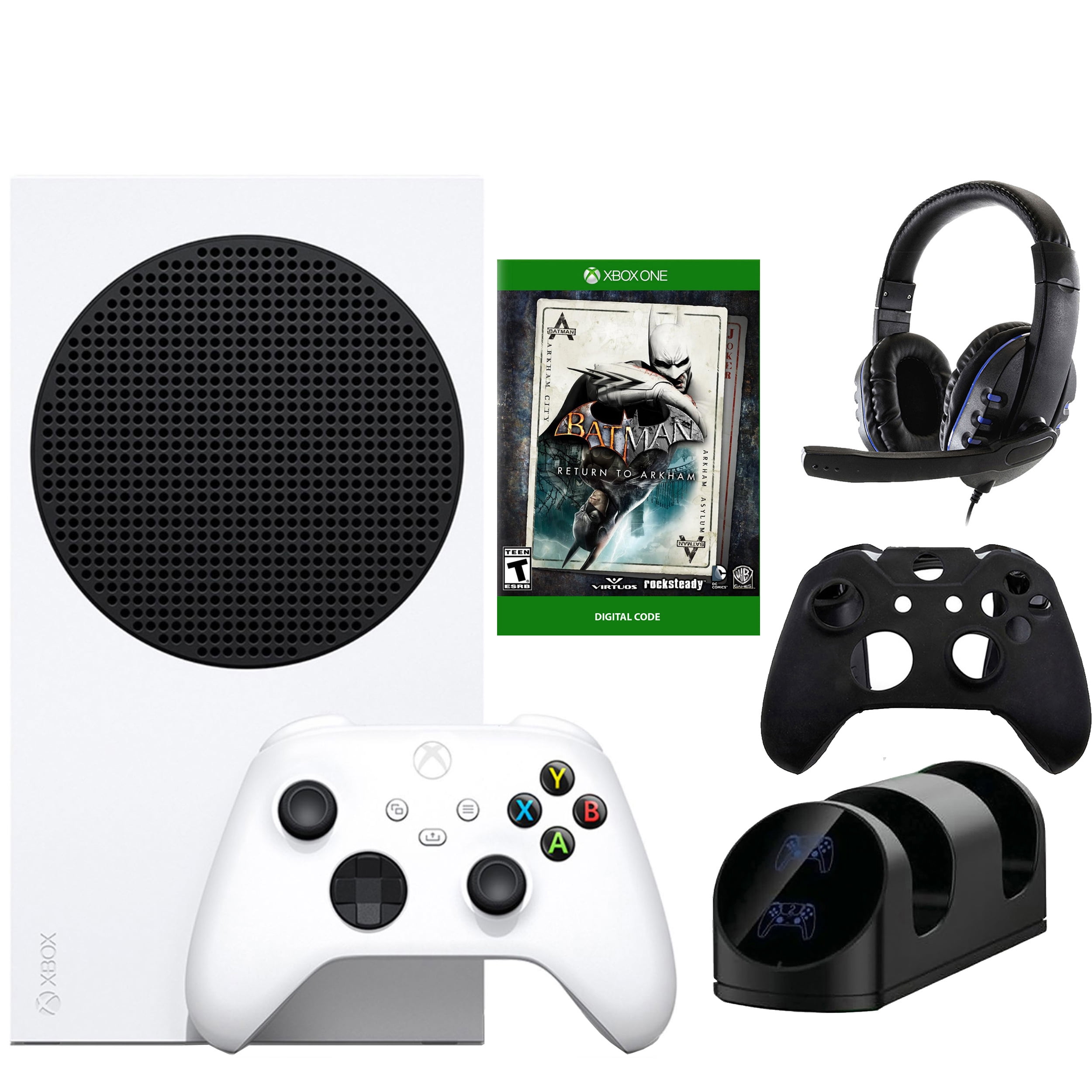 Xbox Series S 1TB Digital White Console with Return to Arkham Game ...