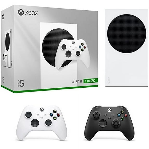 Xbox Series S 1TB + Xbox Controller Carbon Black - Walmart.com