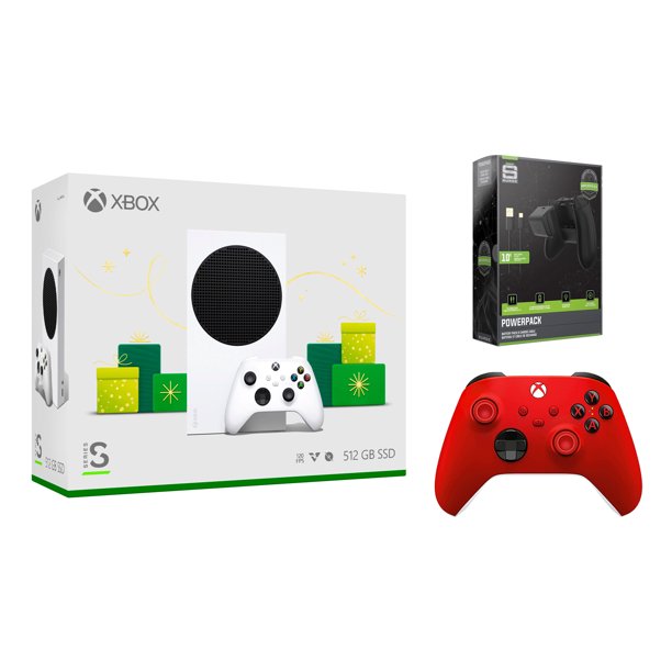 Xbox Series S 512GB All-Digital Holiday Bundle Console with Extra Pulse ...