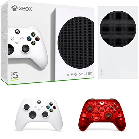 Xbox Series S 512GB SSD Console + Xbox Wireless Controller Pulse Cipher - Walmart.com
