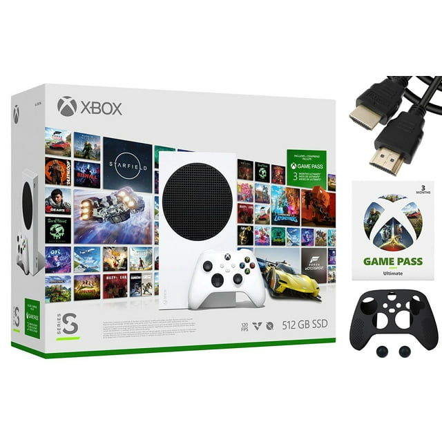 Xbox Series S - Next Gen Starter Bundle with Game Pass Ultimate 3 Month ...