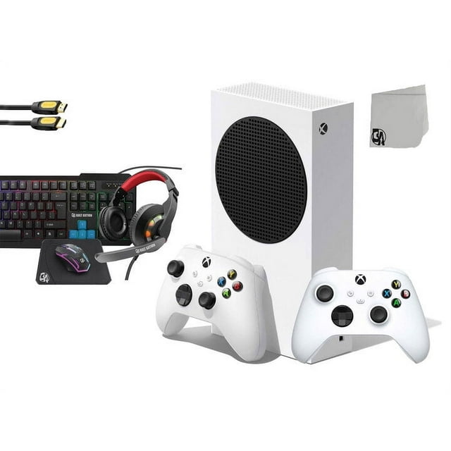 Xbox Series S Video Game Console White with 4in1 BOLT AXTION Bundle ...