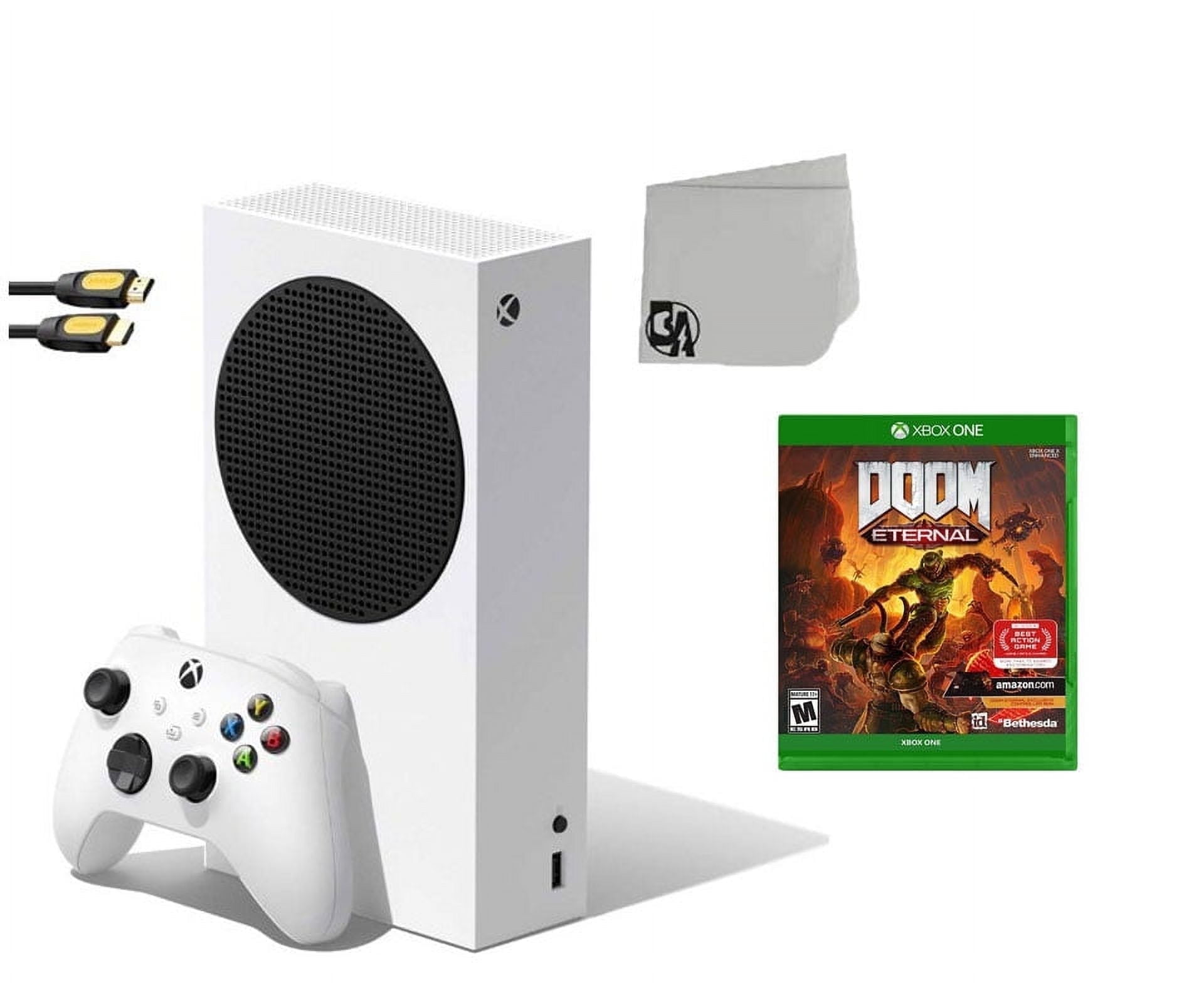 Pre-Owned Xbox Series S Video Game Console White with Doom Eternal BOLT ...