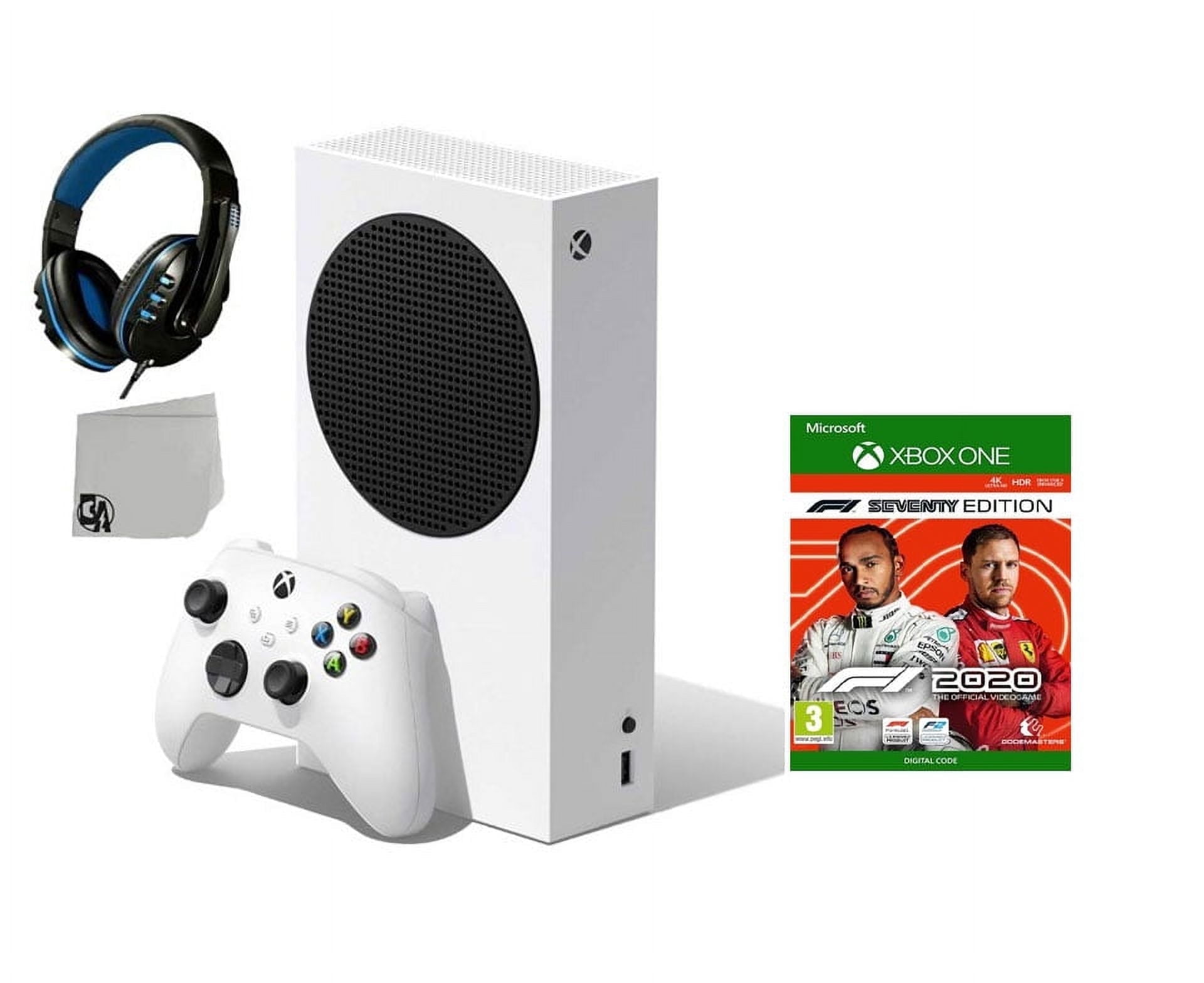 Xbox Series S Video Game Console White with F1 2020 BOLT AXTION Bundle ...