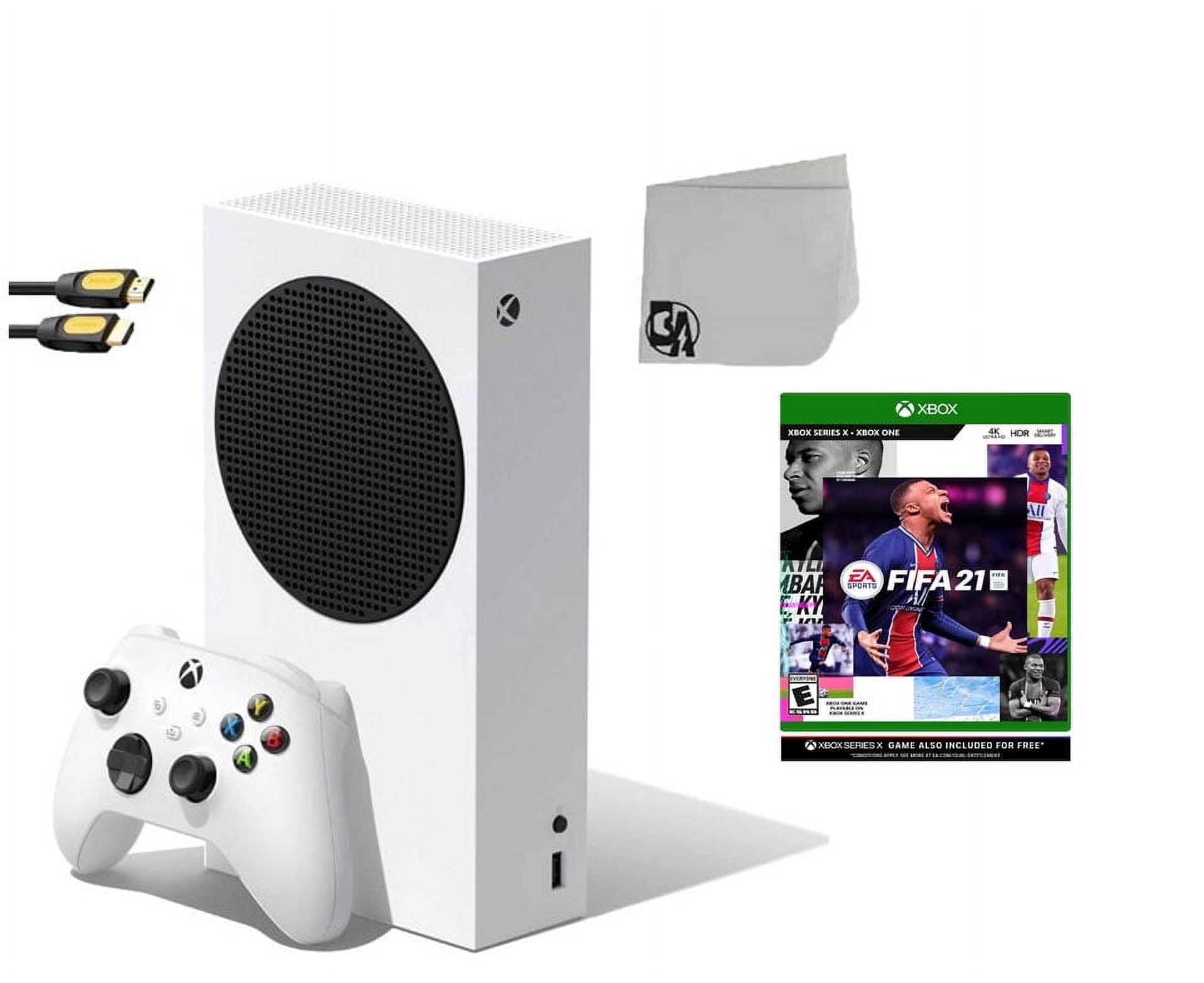 Xbox Series S Video Game Console White with FIFA 21 BOLT AXTION Bundle ...