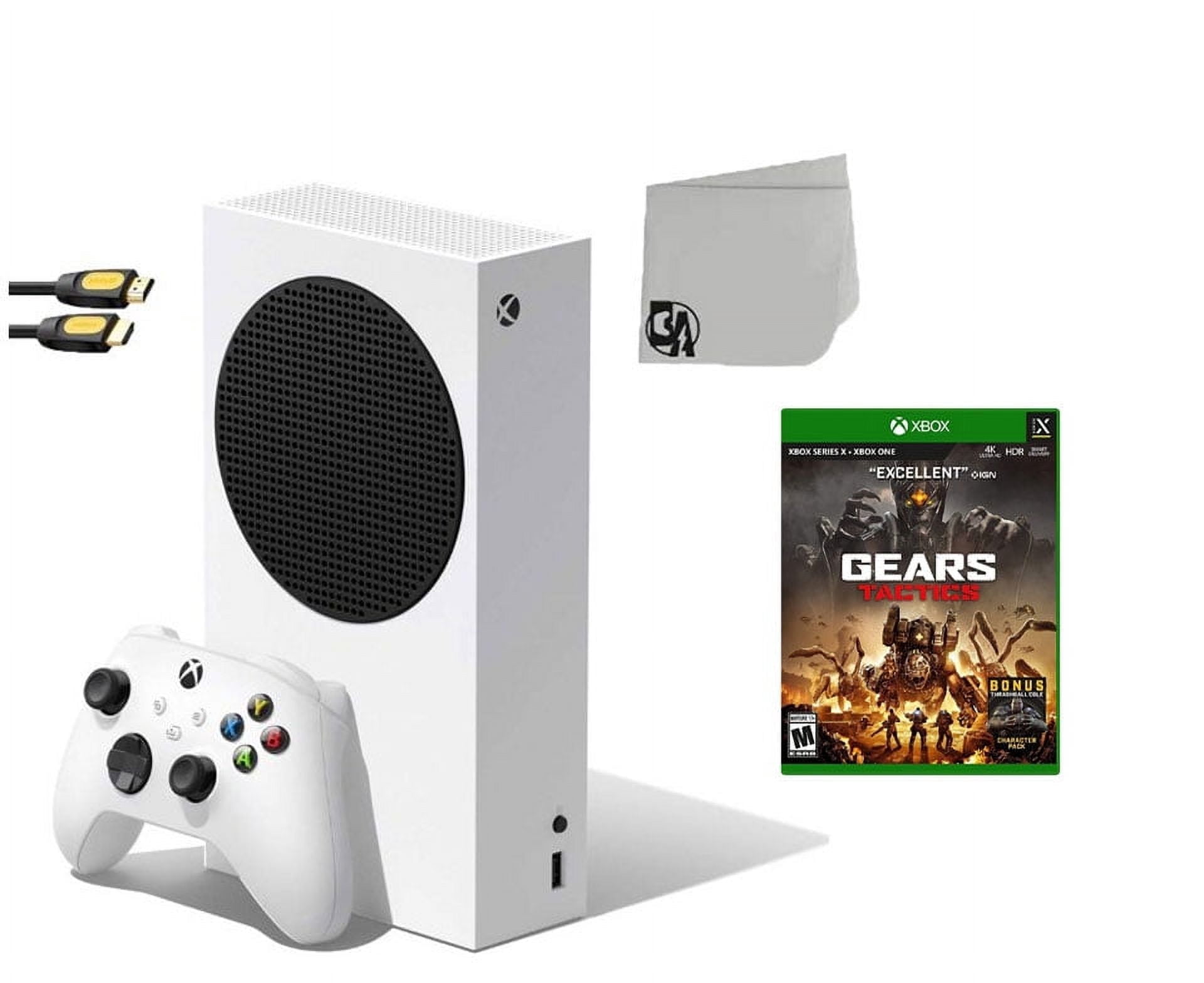 Pre-Owned Xbox Series S Video Game Console White with Gears Tactics ...