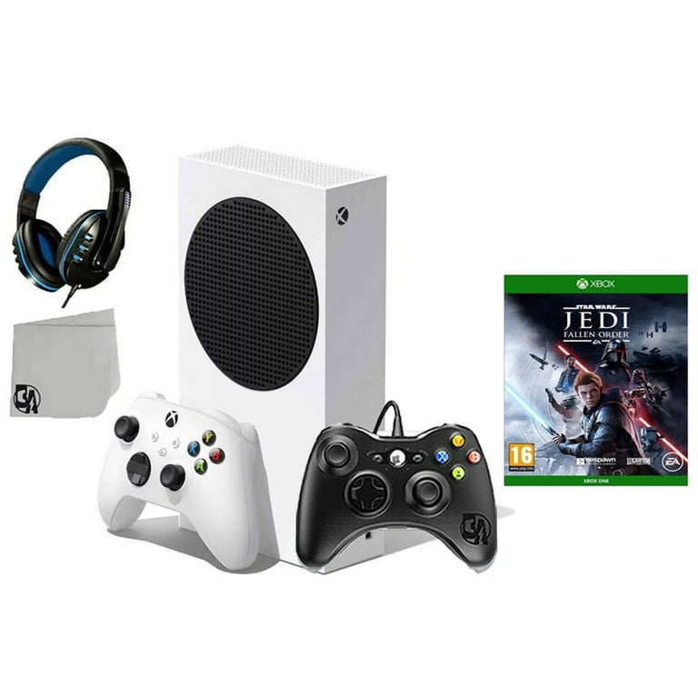 Xbox Series S Video Game Console White with Star Wars Jedi Fallen Order BOLT AXTION Bundle with 2 Controller Used Walmart